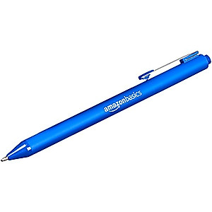 Amazon Basics Retractable Ballpoint Pen - Assorted Colors - 24-Pack