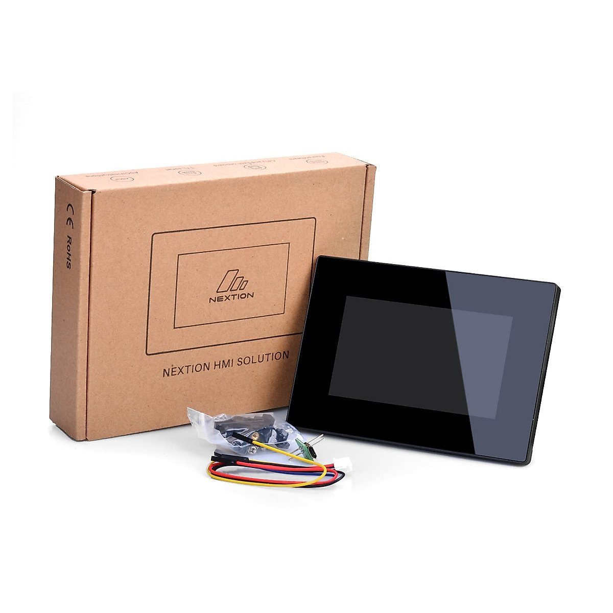Nextion 7.0″ Intelligent HMI Display NX8048P070-011C-Y Capacitive LCD-TFT Touch Screen 800 * 480 with Enclosure, Nextion Display Support Video Audio Animation Play Functions.