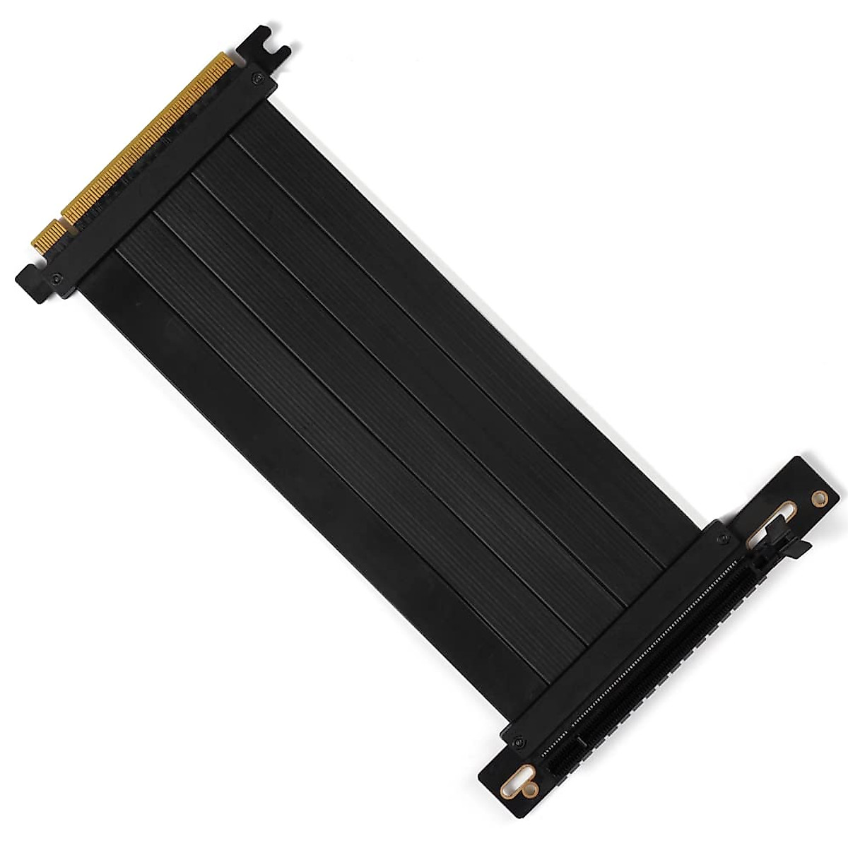 Formulamod Vertical GPU Mounting Bracket Graphics Card Holder Kit with PCI-E 4.0 x16 Riser Cable 90 Degree Right Angle 20cm (Black)