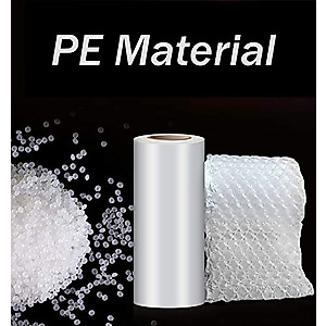 OASD Air Cushion Films 985Ft Length Air Pillow Bubble Bags Film 15.8 Inch Width PE Air Cushion Wrap Machine Film Roll Bubble Bags Film