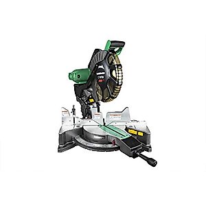 Metabo HPT 12-Inch Compound Miter Saw, Laser Marker System, Double Bevel, 15-Amp Motor, Tall Pivoting Aluminum Fence, 5 Year Warranty (C12FDHS)