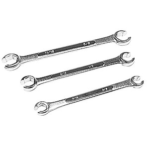 Performance Tool W350 Sae Flare Nut Wrench Set, 3-Piece