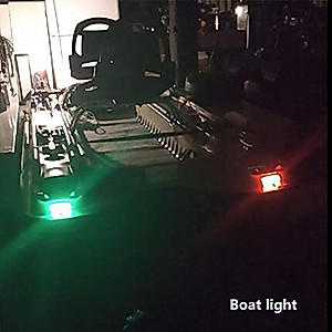 UWDESY 10Pcs Green 4 LED Side Marker Lights Front Rear Interior Clearance Tail Light Warning Turn Indicators Underglow Wheel Rock Lamp for Auto Truck Trailer Tail Car RV Camper Boat ATV DC12V-24V