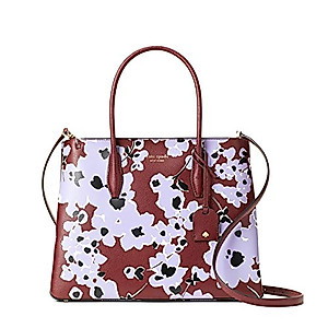 Kate Spade eva floral bouquet medium top zip satchel