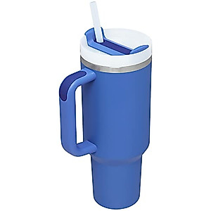 Stanley Quencher H2.0 FlowState Stainless Steel Vacuum Insulated Tumbler with Lid and Straw for Water, Iced Tea or Coffee, Smoothie and More, Iris, 40 oz