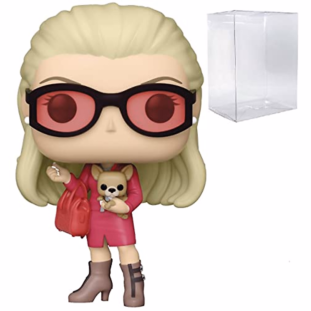 POP Legally Blonde - Elle Woods with Bruiser Funko Vinyl Figure (Bundled with Compatible Box Protector Case), Multicolor, 3.75 inches