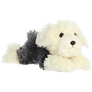 Aurora® Adorable Flopsie™ Edwin™ Stuffed Animal - Playful Ease - Timeless Companions - White 12 Inches