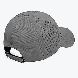 Gaiam Wander Breathable Geo Gray Hat - Cute Women's Baseball Hat for Summer, Lightweight, Adjustable Strap, Moisture-Absorbing Sweatband for Running & Hiking, 6-Panel Ball Cap for Women, Dusk