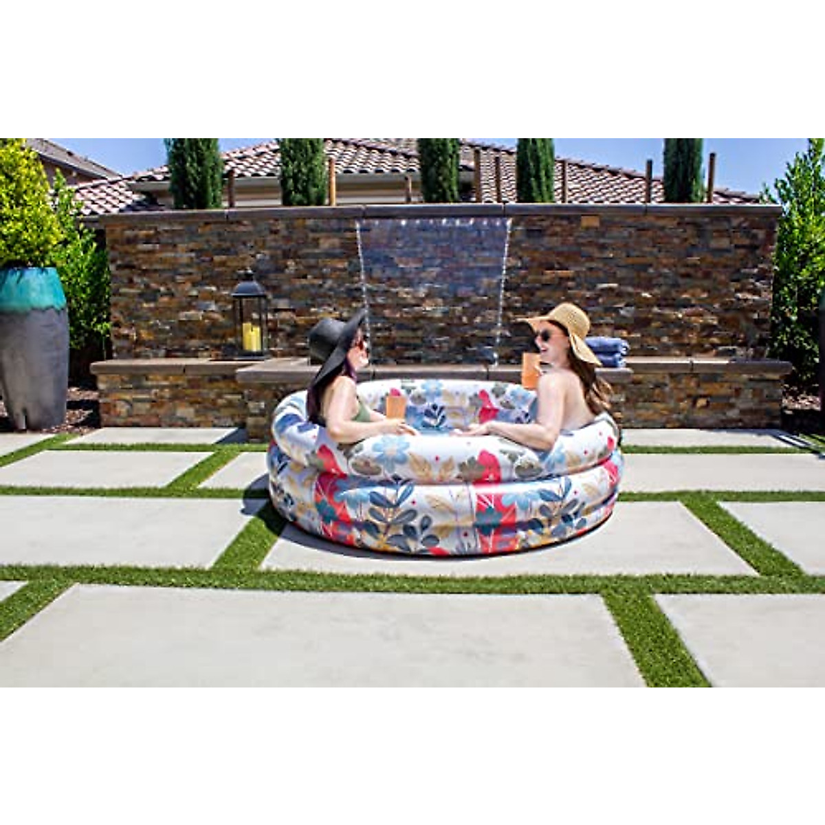 Poolmaster Inflatable Swimming Pool, Summer Garden