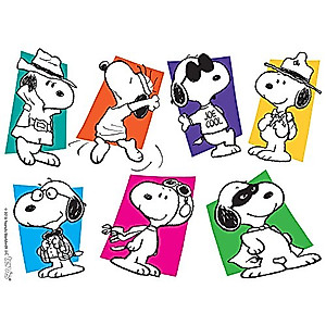 Tervis Peanuts Multi-Snoopy Made in USA Double Walled Insulated Tumbler Cup Keeps Drinks Cold & Hot, 24oz, Clear