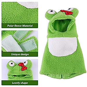 Thermal Hoodie Pet Birds Parrot Clothes Dressing Costume Hoodie for Party Pet Shows Cosplay Warm Supplies