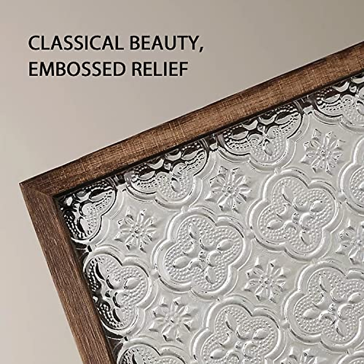 Serving Food Trays - 2 Pack Wood Trays for Serving Food - Food Trays Party Serving Trays and Platters for Breakfast, Coffee/Tea Table