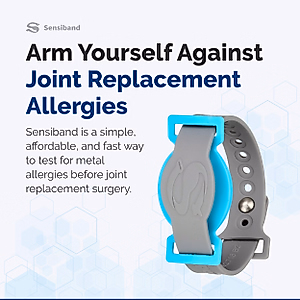 SENSIBAND Metal Allergy Test Band – Test at Home or Anywhere - Tests for Common Metals Used in Piercings & Jewelry - See Your Own Results - Order 3 Weeks Before Surgery.… (Copper)