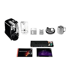 Breville Nespresso Creatista Single Serve Espresso Machine with Milk Auto Steam Wand, 1.5 liters, Black