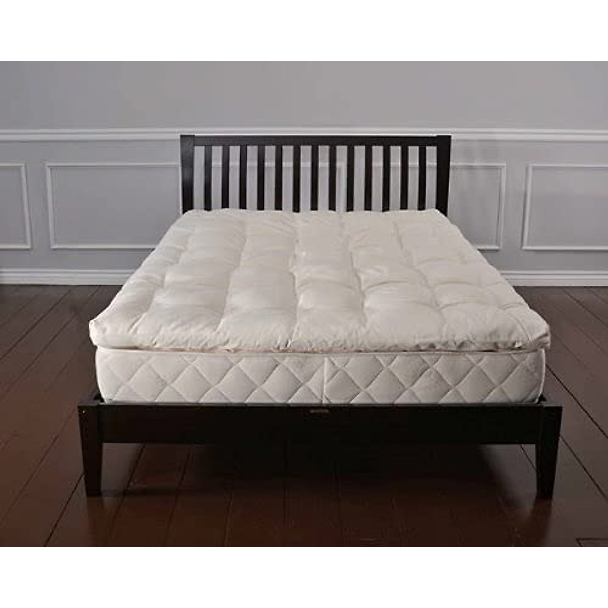 BIO SLEEP CONCEPT Organic Wool 3-Inch, Twin Size Mattress Topper