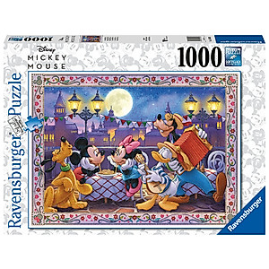 Ravensburger Disney Mickey Mouse: Mosaic Mickey 1000 Piece Jigsaw Puzzle for Adults - Every Piece is Unique, Softclick Technology Means Pieces Fit Together Perfectly
