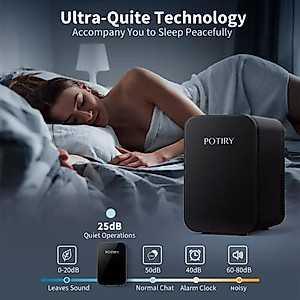 Potiry Mini Fridge, 6 Liter AC/DC Portable Thermoelectric Cooler and Warmer Mini Fridge for Bedroom Car Home Travel Mini Refrigerator for Skin Care Foods Medications