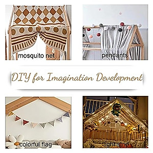 Harper & Bright Designs Twin Floor Bed for Kids, Wood Montessori Floor Bed Twin with Fence-Shaped Rails, Twin Size House Bed for Girls, Boys(Twin,White)