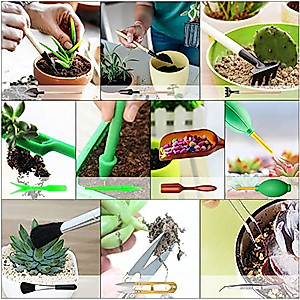 84 PCS Garden Tools Set,10pcs Succulent Tools Set Included 6pcs Heavy Duty Aluminum Gardening Hand Tools with Garden Tool Bag,Knee Pads Gloves Sprayer etc. Gardening Gifts for Men Women Garden Gifts
