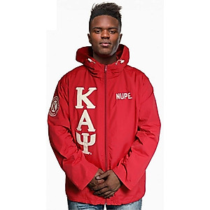 Kappa Alpha Psi M7 Windbreaker Jacket [5XL] Crimson Red