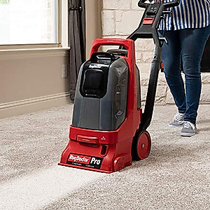 Rug Doctor Pro Deep Commercial Carpet Cleaning Machine with Motorized Upholstery Tool, Large Red Commercial Grade Carpet Cleaner, Includes 48 oz. of Oxy Cleaning Solution