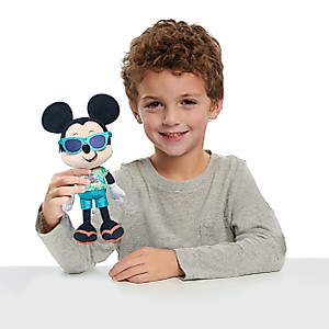 Just Play Disney Street Beach Small Plush Mickey Mouse, 9-Inch Stuffed Animal, Kids Toys for Ages 2 Up, Amazon Exclusive