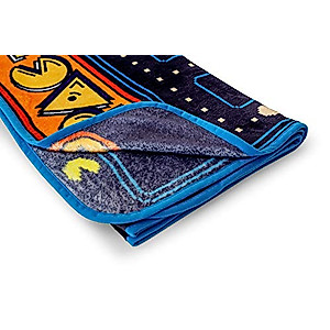 Pac-Man Maze Throw Blanket | Cozy Fleece Blanket | Super Soft Lightweight Blanket | 45 x 60 Inches