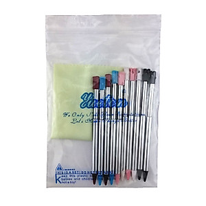 yueton Pack of 10 Retractable Replacement Metal Stylus Touch Pen, Compatible with Nintendo 3DS, 3DS XL, 3DS LL