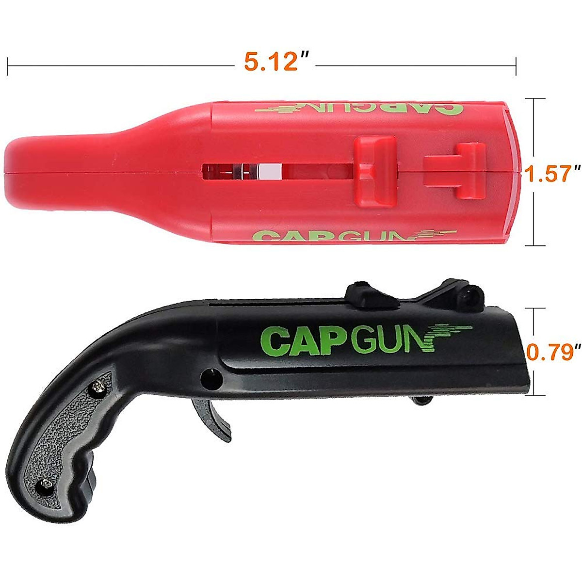 Cap Gun Bottle Opener [ 3 in 1 Pack], Beer Bottle Opener sets, Gamer Bottle Opener, Creative Cap Gun Toy for Bulk Party favors Home Party Bar Game - Shoots Over 5 Meters (Grey and Red and Black)