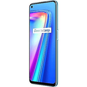 Realme 7 (128GB, 8GB), Fast Charge, Unlocked Global, International Version (At&t Tmobile Metro Cricket Latin Europe) (NO Verizon/Boost/Spring) (White) No Warranty