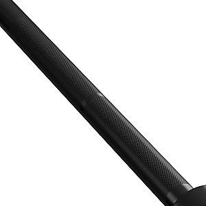 Fitvids Olympic Bar for Weightlifting and Power Lifting Barbell, 700-Pound Capacity (7 Feet, Black)