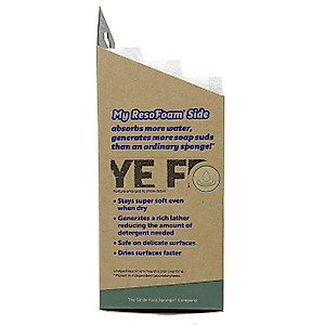 Sponge Daddy Dye Free Sponges 3 Pack (Pack of 2-6 Sponges Total)