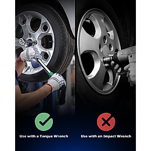 OMT 1/2x20 Lug Nuts, 1/2''-20 Wheel Lug Nuts Compatible with Ford Explorer Jeep Grand Cherokee Wrangler Liberty Commander Lincoln MKX and More, Set of 20