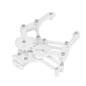 Robot Clamp, Mechanical Claw Arm Robot Clamp Aluminium Alloy High Strength Accessory Educational Science Kits for MG995 Servo, Childrens Electronics robot kit robot arm robot claw