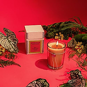 Votivo Red Currant 6.8 oz Aromatic Candle | Soy Wax Blend | Luxury Glass Jar Scented Candle & Box | Candles for Home Scented | Candle Gifts | Long Burning & Highly Scented