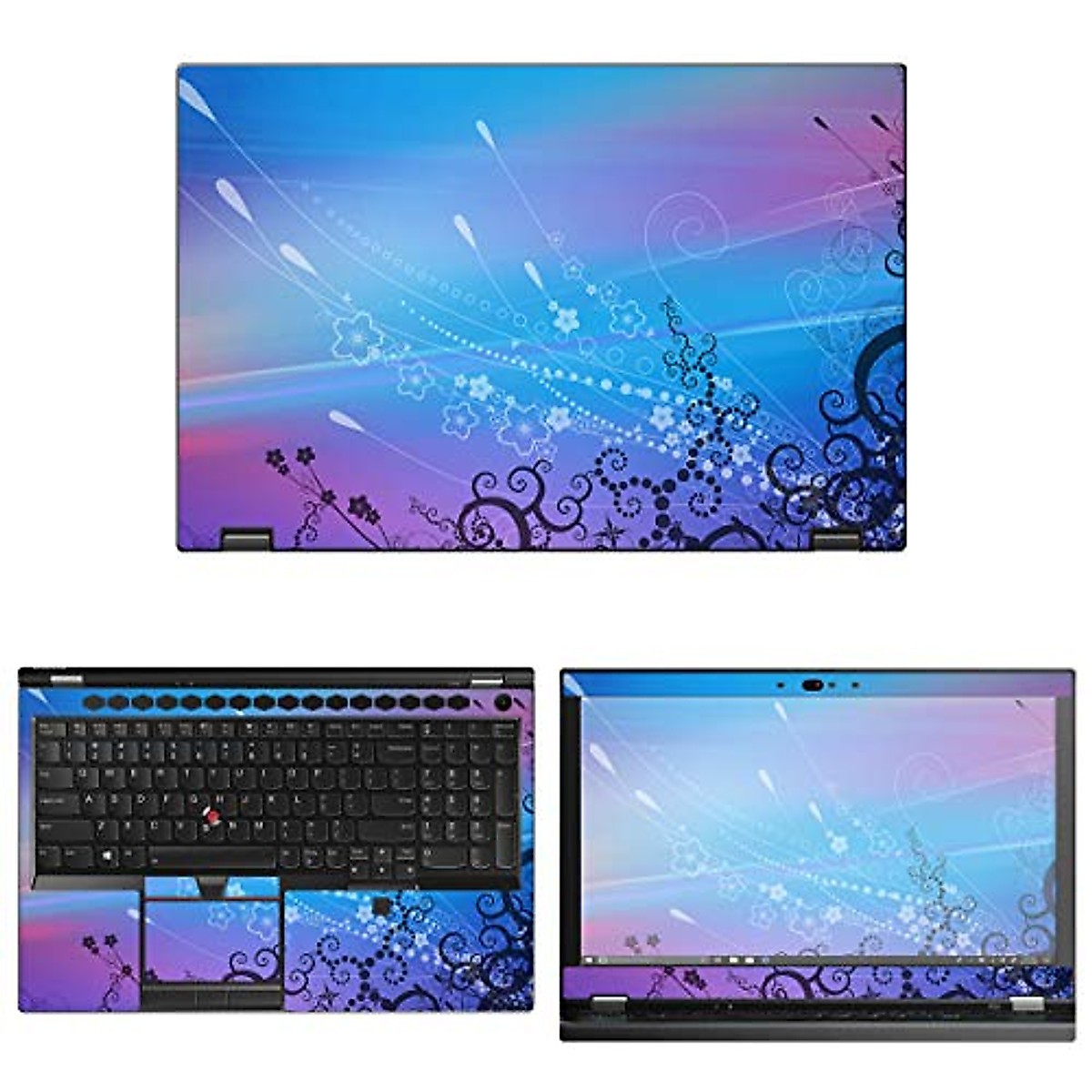 Decalrus - Protective Decal Skin Sticker for Lenovo ThinkPad P53 (15.6" Screen) case Cover wrap LEthnkpd15_P53-140
