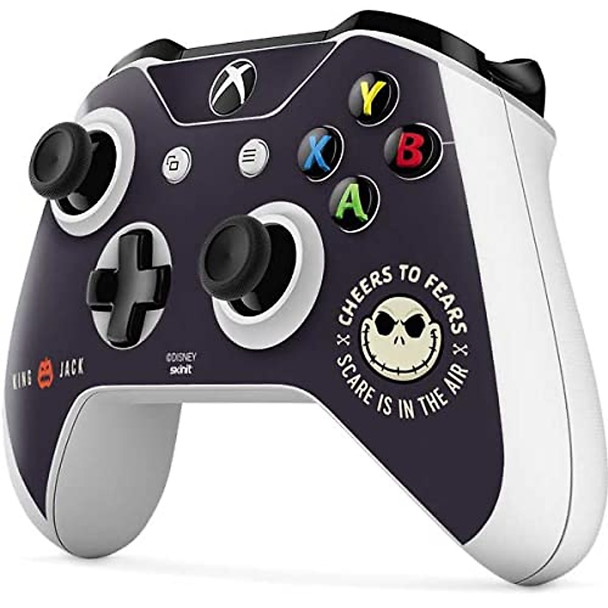Skinit Decal Gaming Skin Compatible with Xbox One S Controller - Officially Licensed Disney Cheers to Fears Design