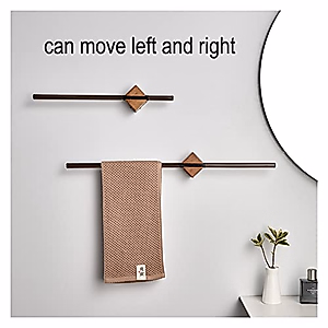 STARMS 40/50/58cm Wall Mount Storage Rack Towel Rack Towel Hanger Bath Towel Holder Wall Hanging Bathroom Kitchen Rack (Color : C 580MM)