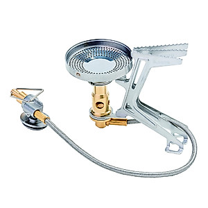 SOTO Fusion Trek Stove, Butane, Wind Resistant, Micro Regulator, 3 Legs, 3260 Energy Output, 16.9x5.5x3.9in, 6.4oz, Metal, Japan