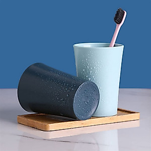 MXIAOXIA Square Toothbrush Cup Home Couple Toothbrush Cup Wash Cup Tooth Cylinder Mouthwash Cup Drinking Cup