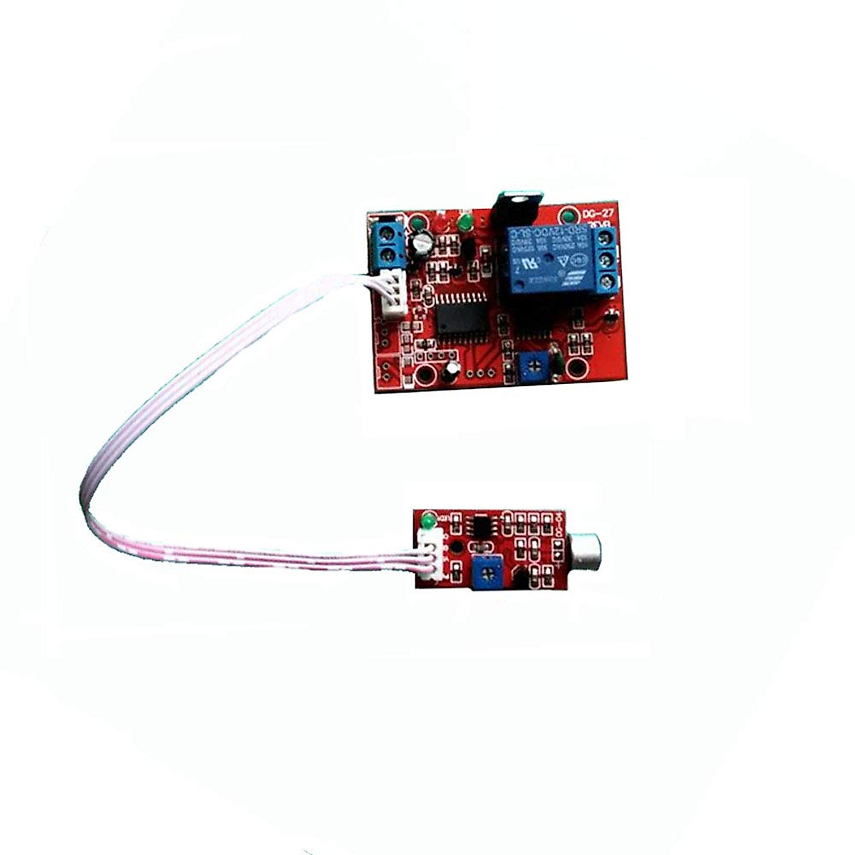 Taidacent 12V Voice-Activated Delay Switch Sound Detection Relay Module Sound Sensor Module Voice Alarm