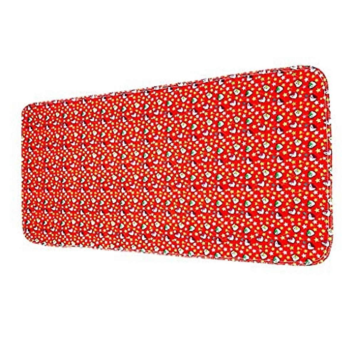 JT PET Guinea Pig Cage Liner Fleece Cage Liners Washable Reusable Waterproof Pee Pads Hamster Bedding Extra Large Dog Crate Lining, Guinea Pig Print Red and Blue, Set of 4 (47"x24")