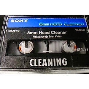 Sony V8-6CLD 8mm / Hi8 / Digital8 Camcorder Video Head Cleaning Cassette