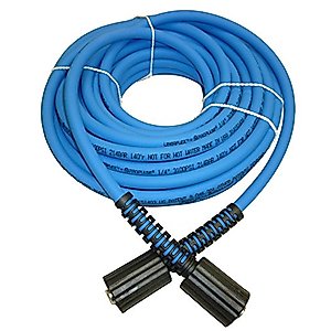 UBERFLEX™ Kink Resistant Pressure Washer Hose 1/4" x 50' 3,100 PSI with (2) 22MM