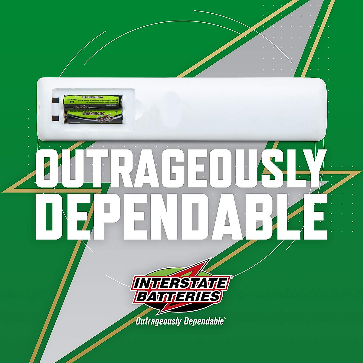 Interstate Batteries AAA Alkaline Battery (48 Pack) All-Purpose 1.5V High Performance Battery - Workaholic (DRY7002)