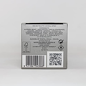 Carolina Herrera 212 NYC Men Eau de Toilette Spray 3.4 fl oz