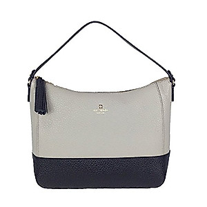 Kate Spade Southport Ave Cathy Leather Hobo Bag, Clocktower/Black