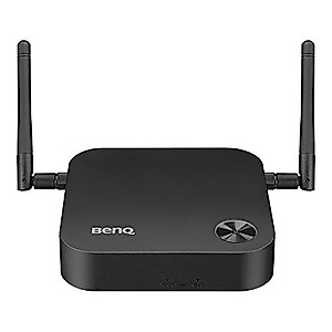 BenQ InstaShow WDC10 Wireless Presentation Screen Mirroring for Meeting Rooms, Enterprise-Grade Security encryption, Includes 2 HDMI transmitters (up to 16) & Holder, 33ft Range, 60fps, no app Needed