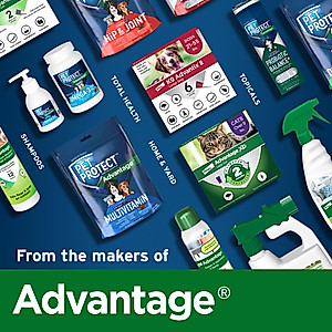 Pet Protect from The Makers of Advantage Omega 3 Supplement for M/L Dogs | 250 Capsules