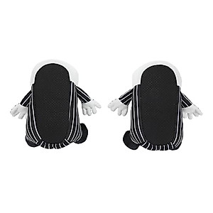 Bioworld Nightmare Before Christmas Jack Skellington Adult Plush Slippers-L